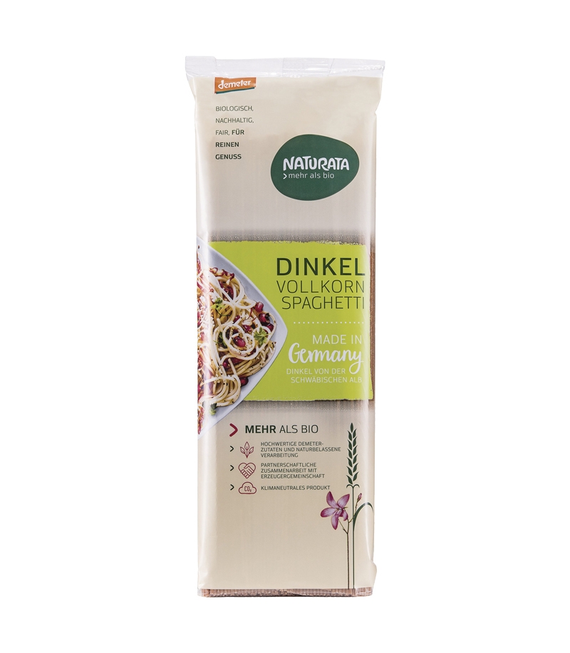 BIO-Spaghetti Dinkel Vollkorn Naturata 500g