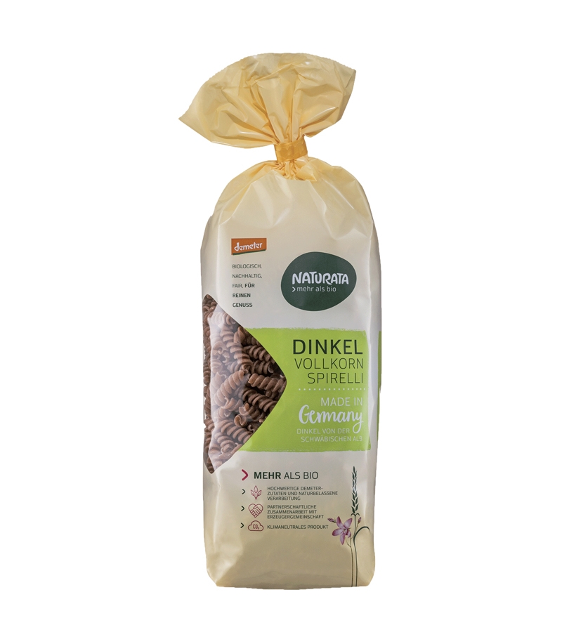 BIO-Spirelli Dinkel Vollkorn Naturata 500g