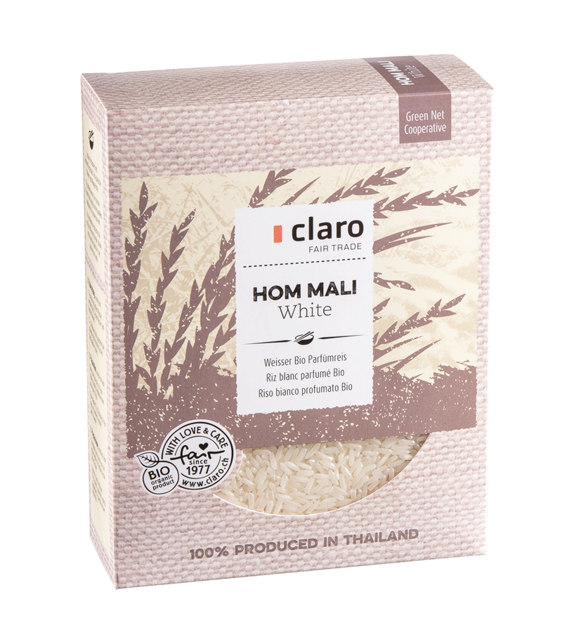 Riz parfumé blanc BIO Hom Mali White Claro 1kg