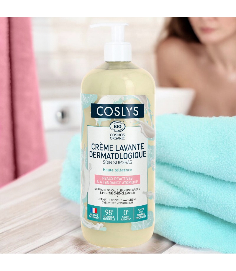 Crème lavante dermatologique BIO amande Coslys 1l