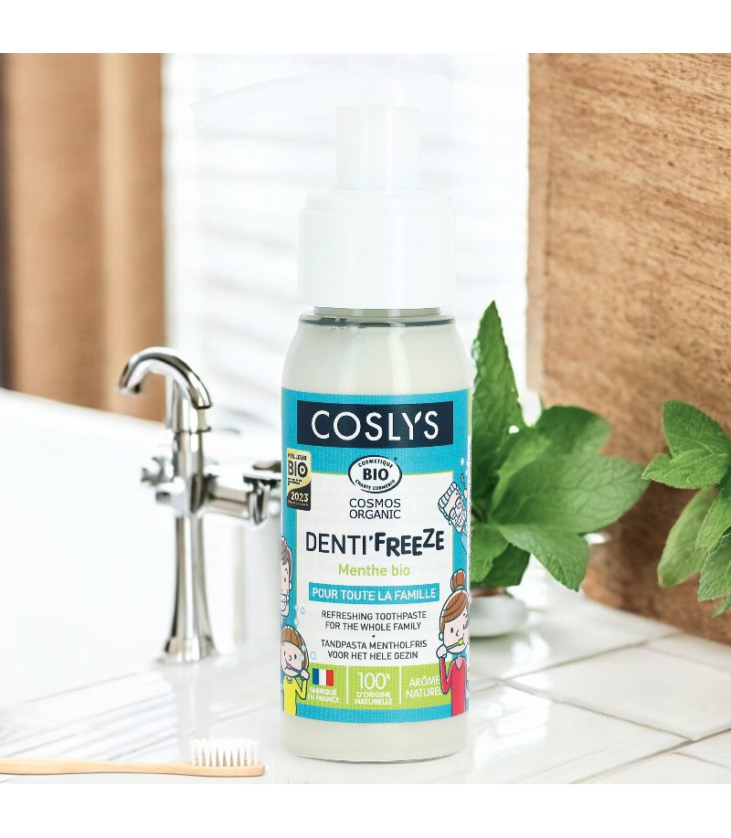 Dentifrice famille BIO menthe sans fluor Coslys 55g