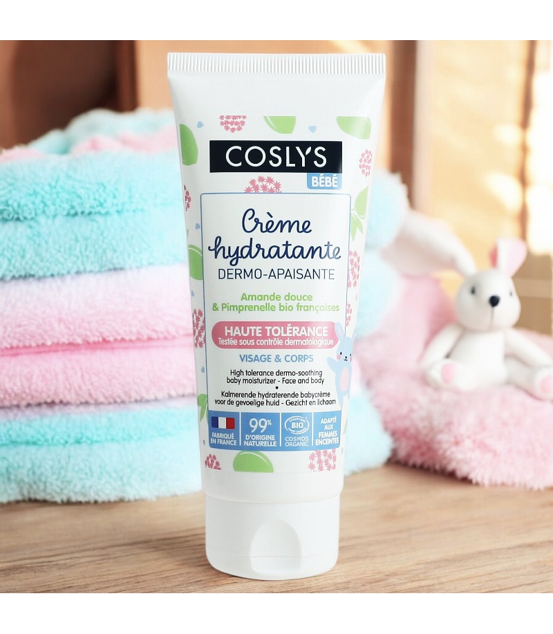 Crème hydratante bébé BIO pimprenelle Coslys 75ml