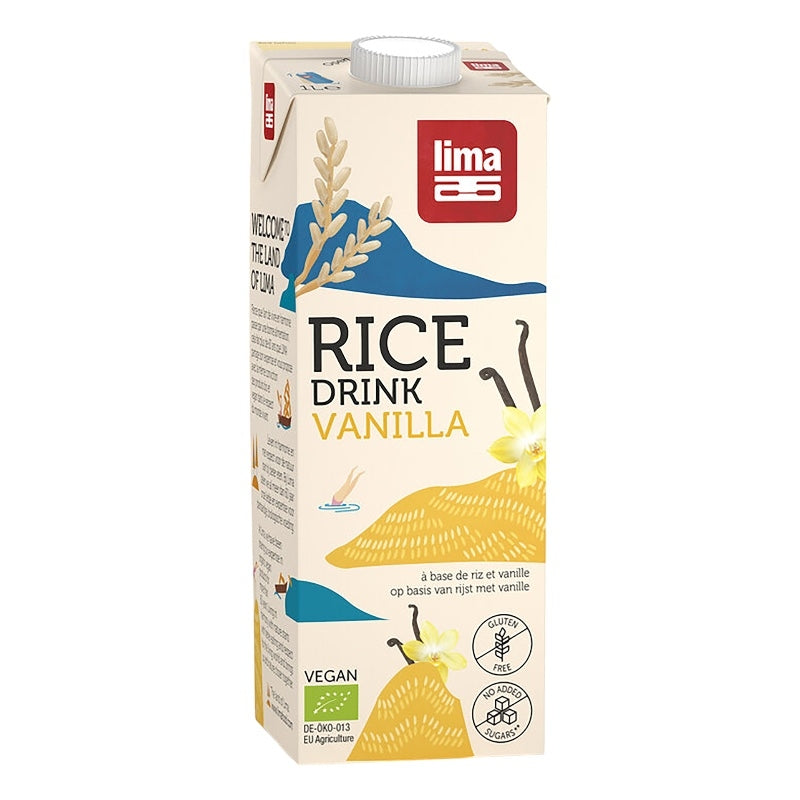 Boisson de riz avec vanille BIO 1l | Lima