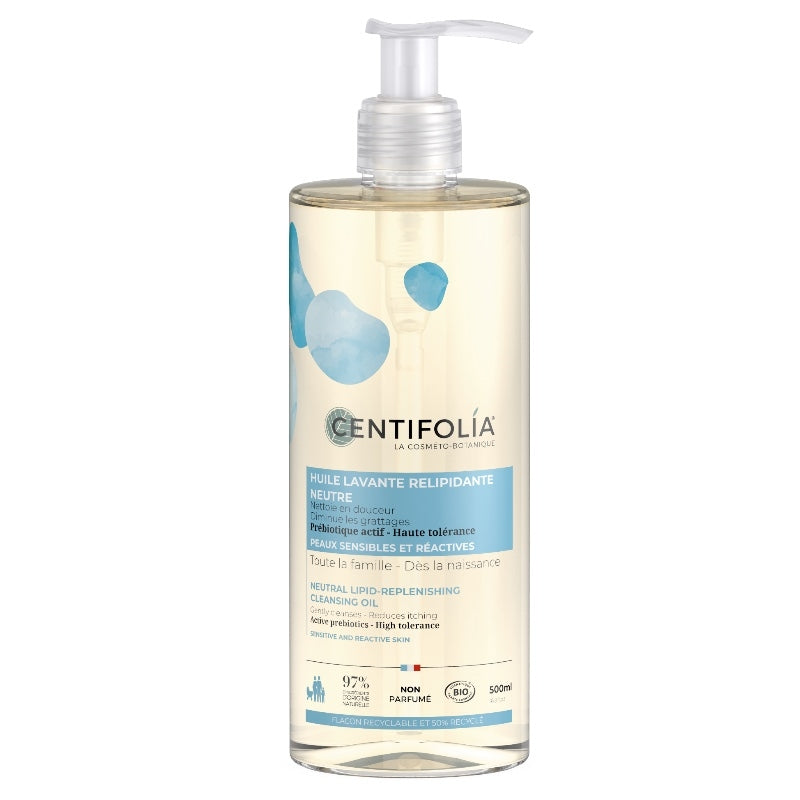 Huile lavante relipidante neutre BIO sans parfum 500ml | Centifolia