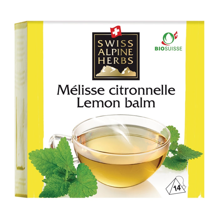 Infusion mélisse citronnelle BIO 14 sachets | Swiss Alpine Herbs