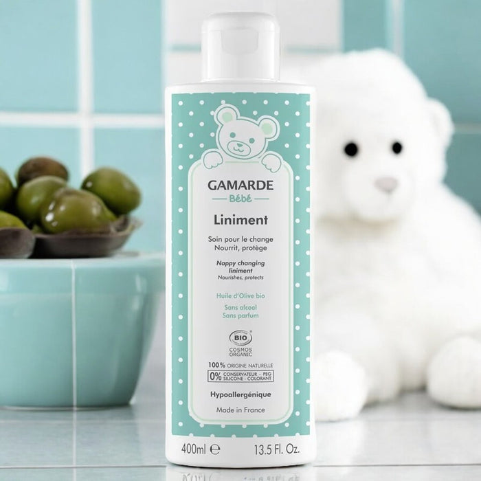 Liniment bébé BIO - soin pour le change, nourrit & protège - 400ml ...