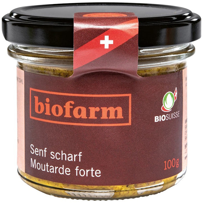 Moutarde forte suisse BIO 100g | Biofarm