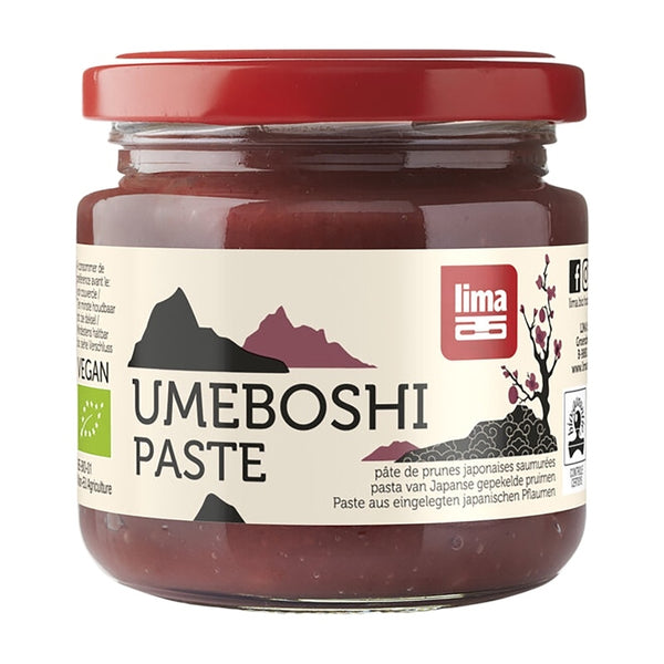 Bio-eingelegte japanische Pflaumenpaste Umeboshi Lima 200 g