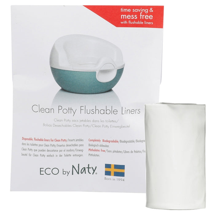 Sacs jetables dans les toilettes pour Clean Potty ECO 30 pcs | Naty