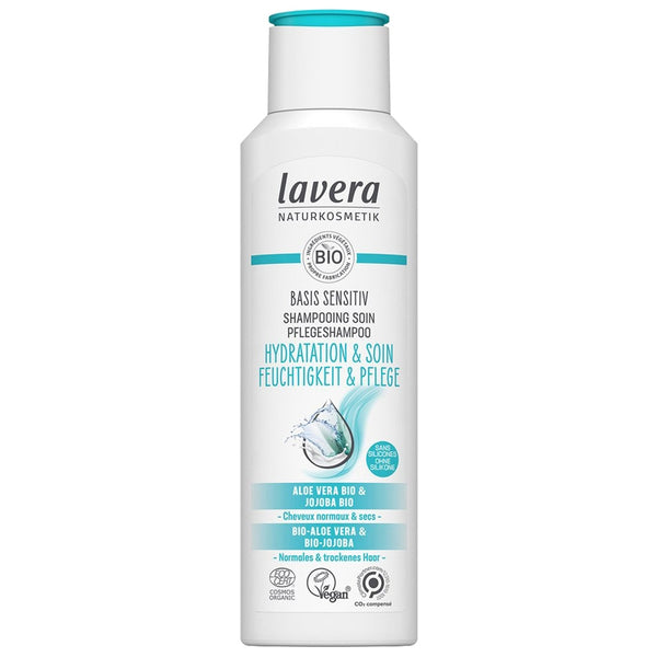 Shampooing hydratation & soin BIO aloe vera & jojoba Lavera 250ml