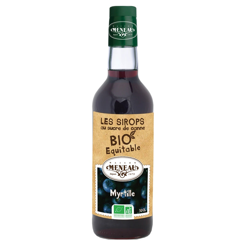 Sirop de myrtille BIO 50cl | Meneau