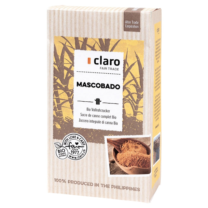 Bio-Vollrohrzucker Mascobado Claro 1kg